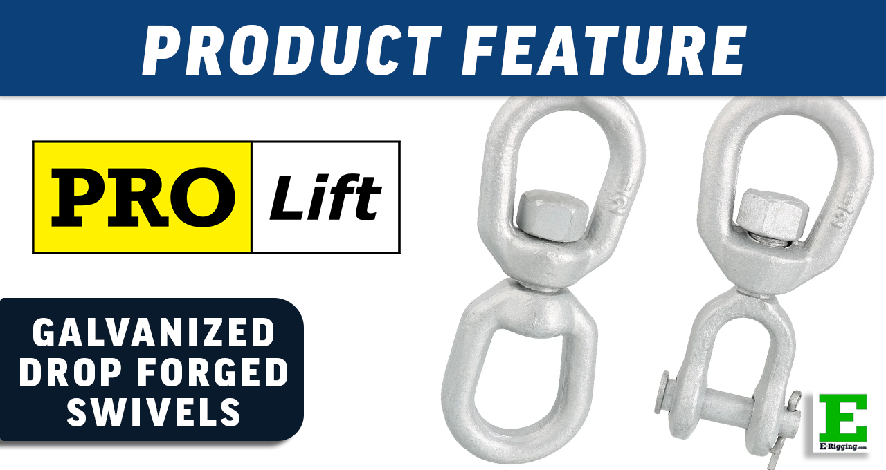 Pro Lift Galvanized Drop Forged Swivels