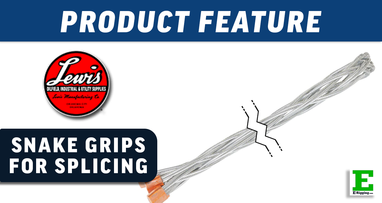 Lewis Heavy Duty Snake Grips for Splicing