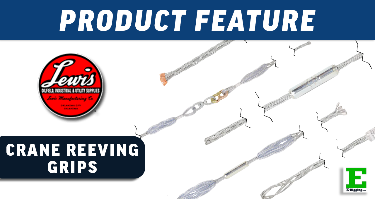 Lewis Grips for Crane Reeving