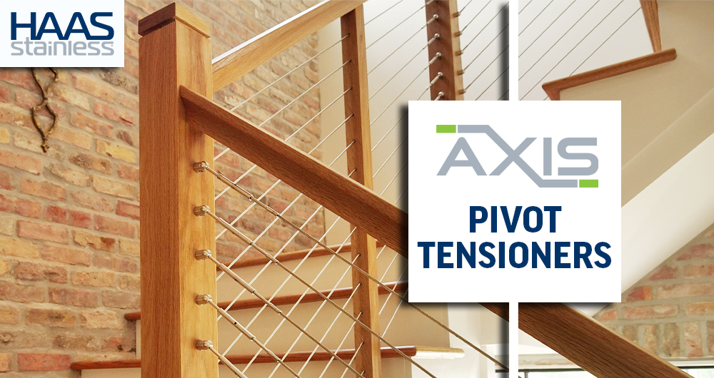Pivot Tensioners HAAS AXIS Cable Railing Components