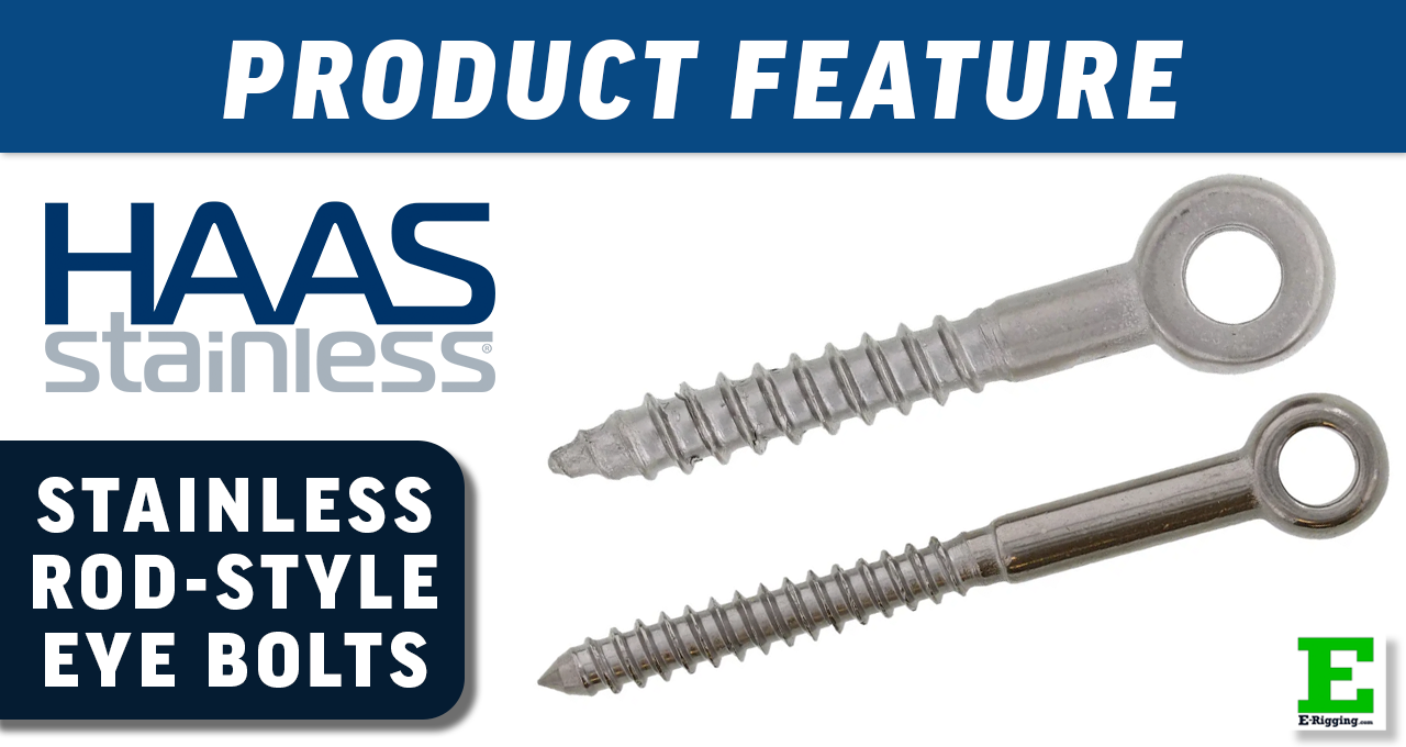 Stainless Rod Style Lag Eye Bolt