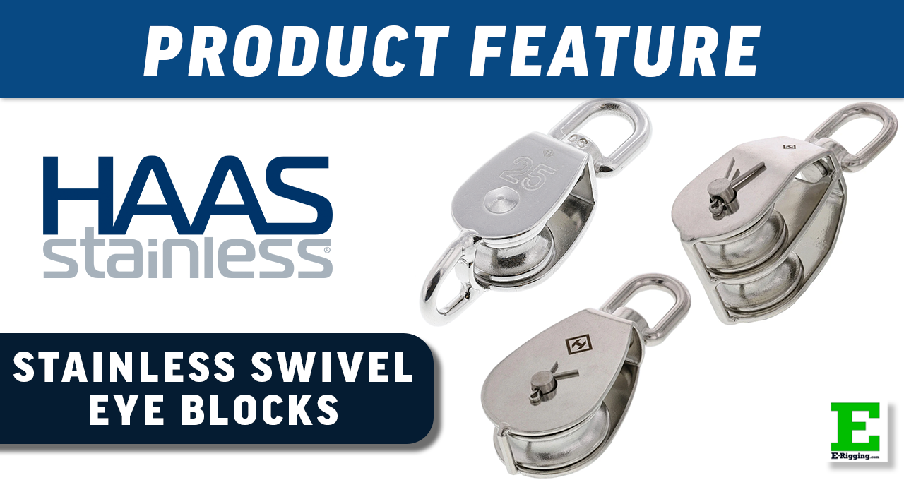 HAAS Stainless Swivel Eye Blocks