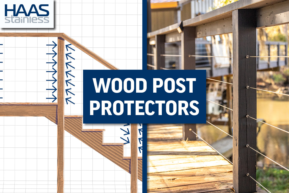 Cable Railing Post Protectors