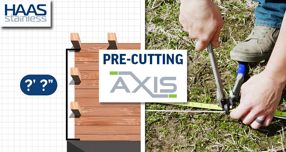 Pre-Cutting Cable for HAAS AXIS Cable Railing