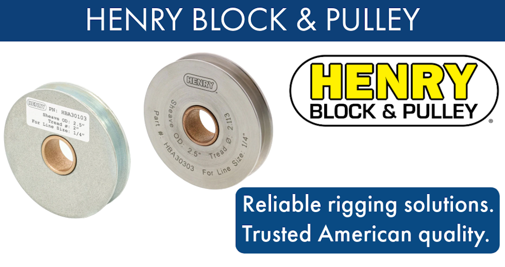 Henry Block: High-Quality American-Made Sheaves for Rigging Systems