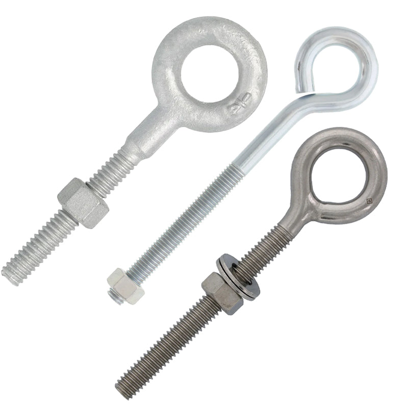Regulary Eye Bolts | Galvanized, Stainless Steel, Zinc Plated & More