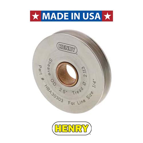 Stainless Sheaves wiith Bushing | Made in the USA