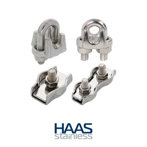 Stainless Steel Wire Rope Clips | Marine Grade Cable Clamps