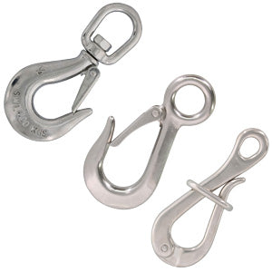 Stainless Slip Hooks, Grab Hooks and More for Rigging Solutions