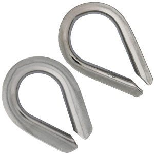 Stainless Steel Wire Rope Thimbles for Marine and Industrial Use