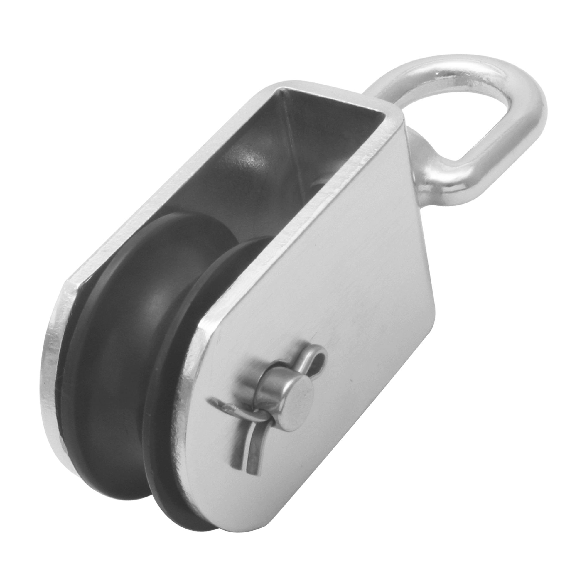 2" Type 304 Stainless Steel Square Block with Nylon Sheave