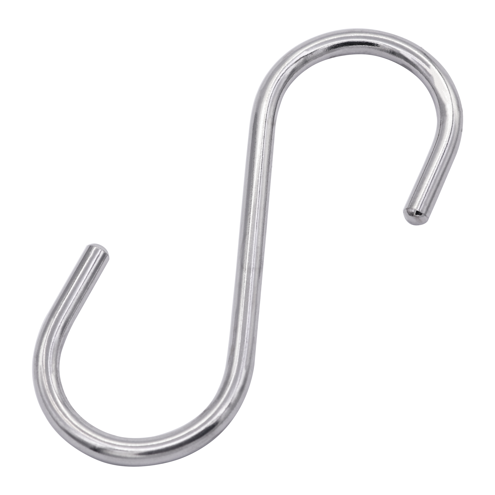 8" Type 304 Stainless Steel Long S-Hook