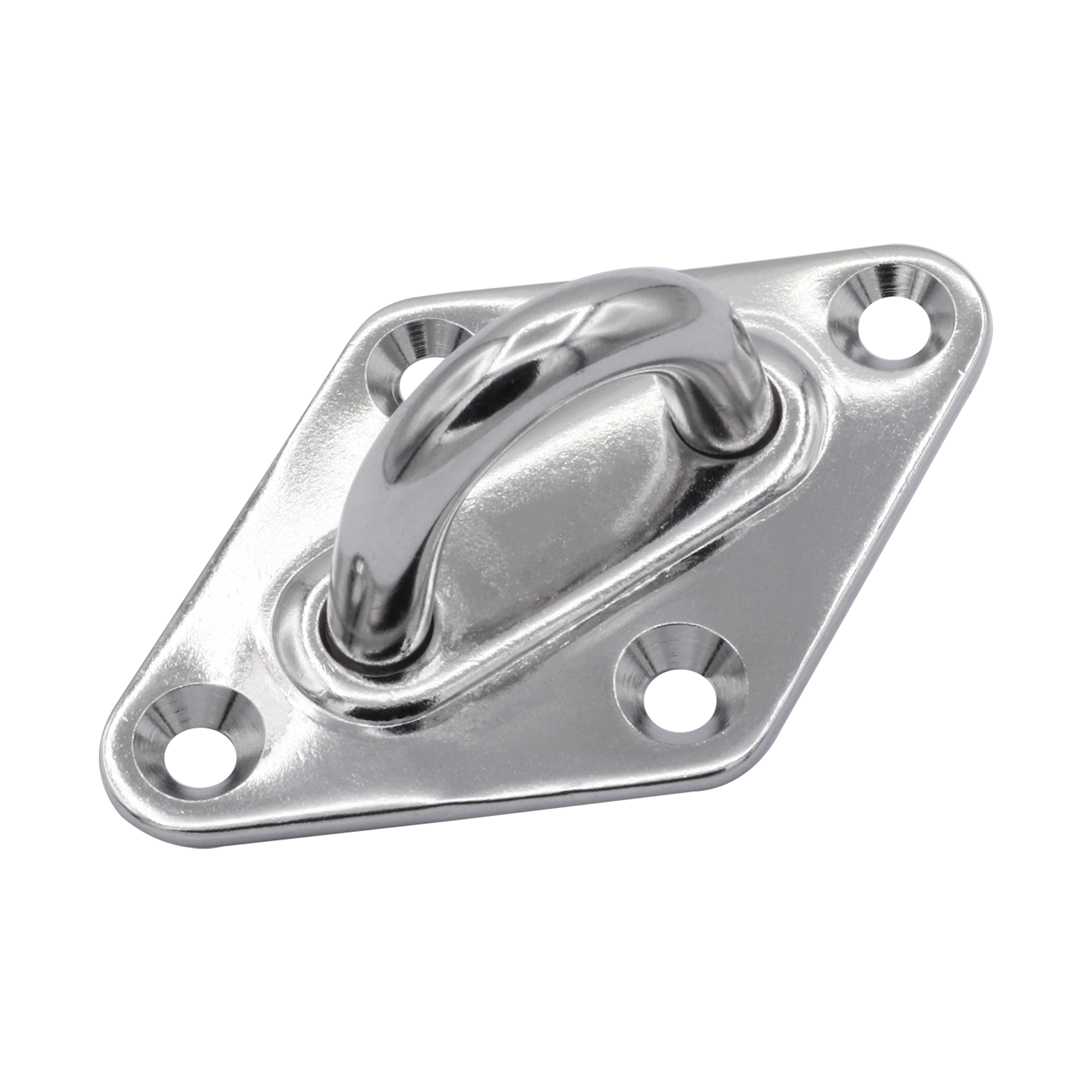 3/16" Type 304 Stainless Steel Diamond Pad Eye