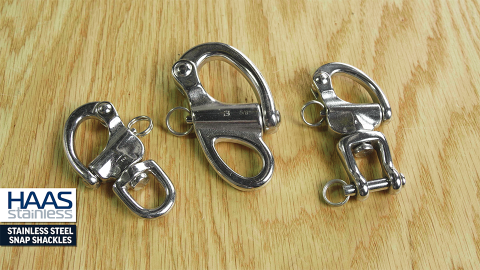HAAS Stainless Steel Snap Shackles