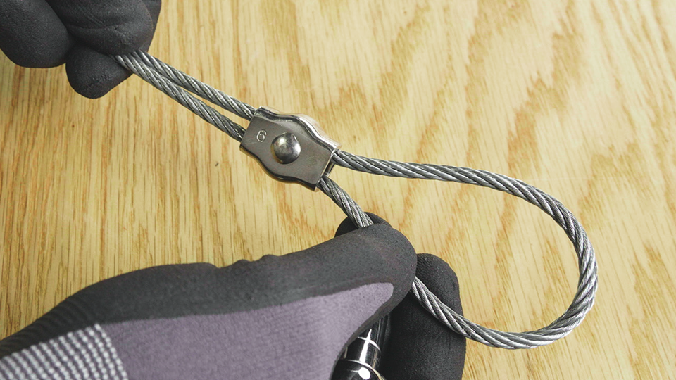 HAAS Stainless Steel Stamped Cable Clamps