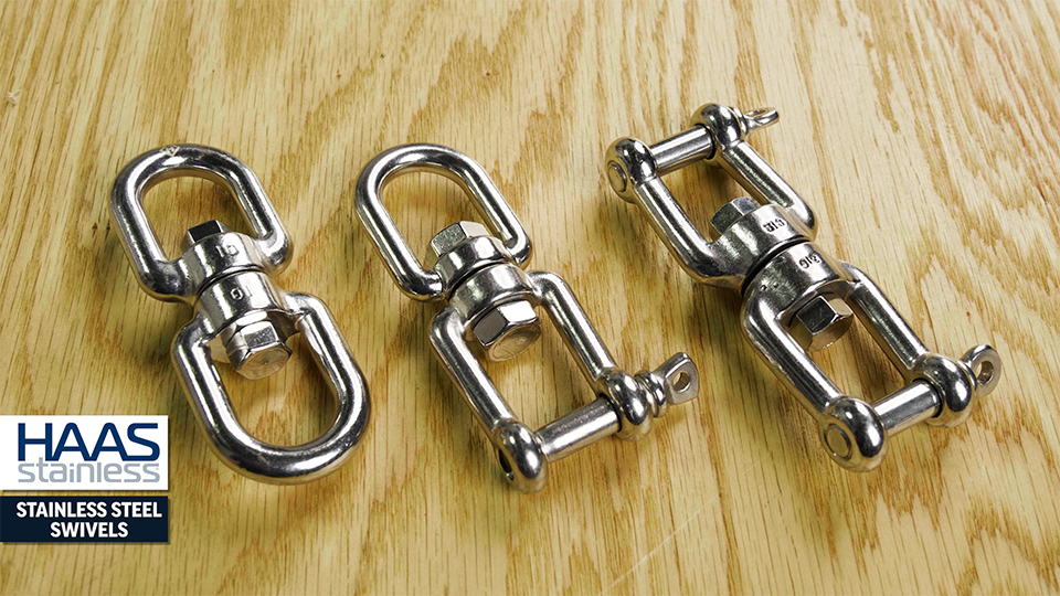 HAAS Stainless Steel Swivels