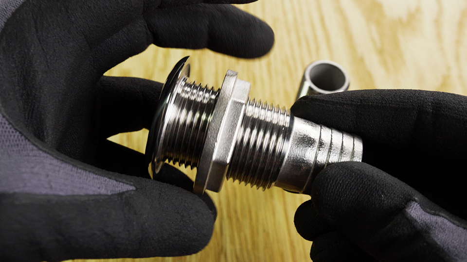 HAAS Stainless Thru Hull Fittings