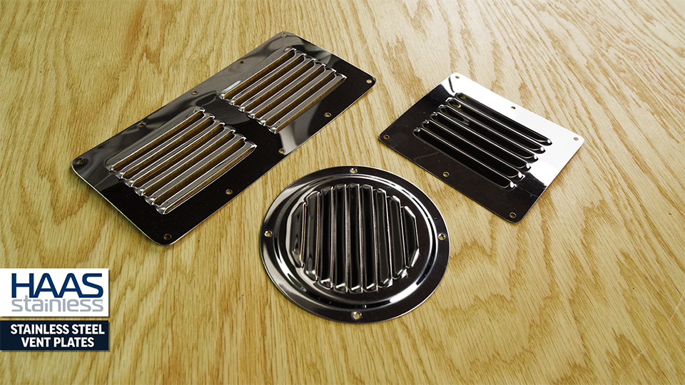 HAAS Stainless Vent Plates