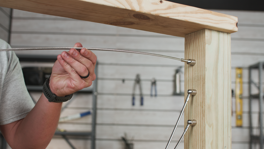 Pivot End Stops HAAS AXIS Cable Railing Components Installation