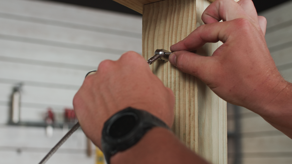 Pivot End Stops HAAS AXIS Cable Railing Components Installation