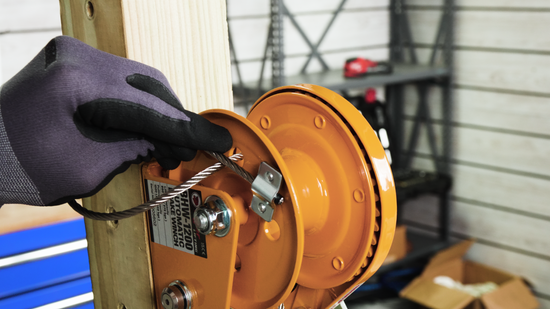 How to Install and Spool a Manual Hand Winch