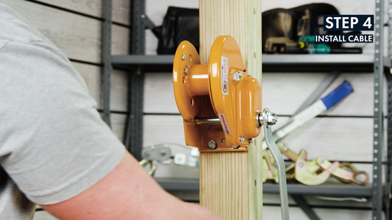 How to Install and Spool a Manual Hand Winch