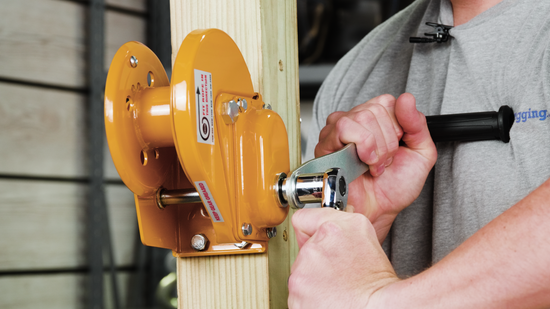 How to Install and Spool a Manual Hand Winch