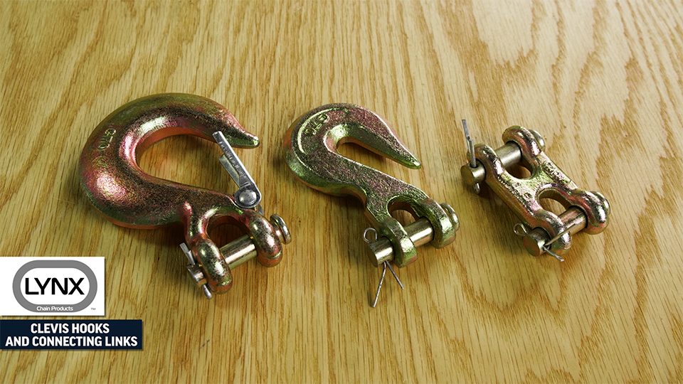 Lynx Grade 70 Clevis Hooks and Links