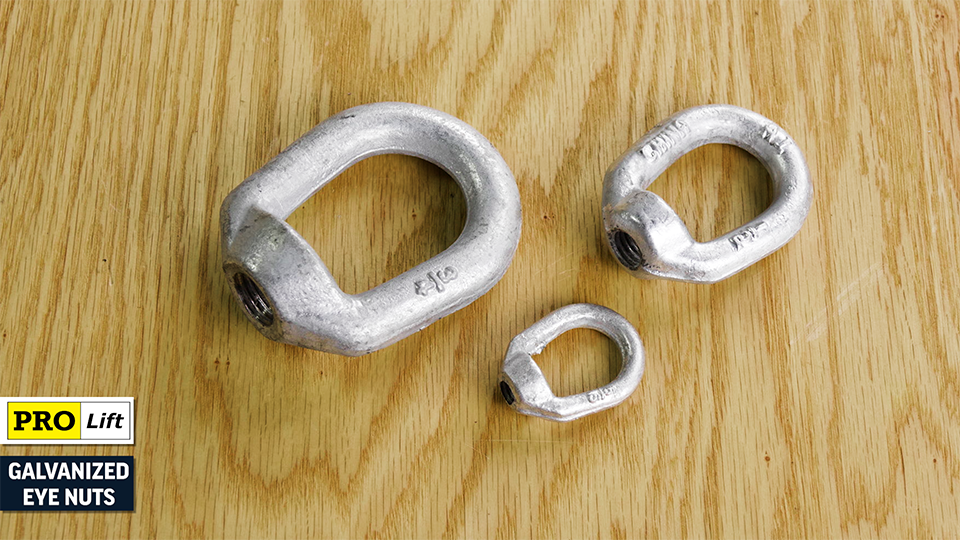 Pro Lift Hot Dipped Galvanized Eye Nut