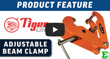 1 Ton Tiger Lifting BCA Adjustable Angle Beam Clamp, With Shackle