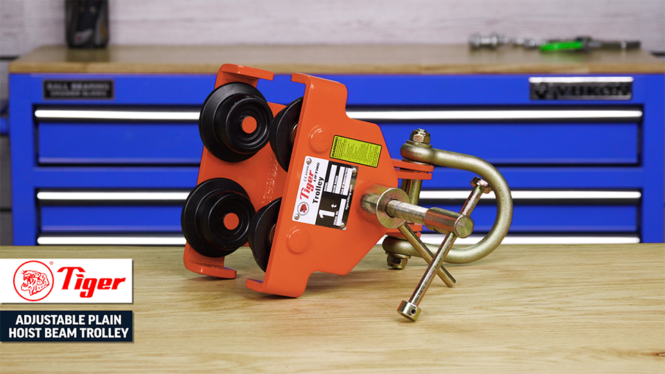 2 Ton Tiger Lifting APT Adjustable Plain Hoist Beam Trolley
