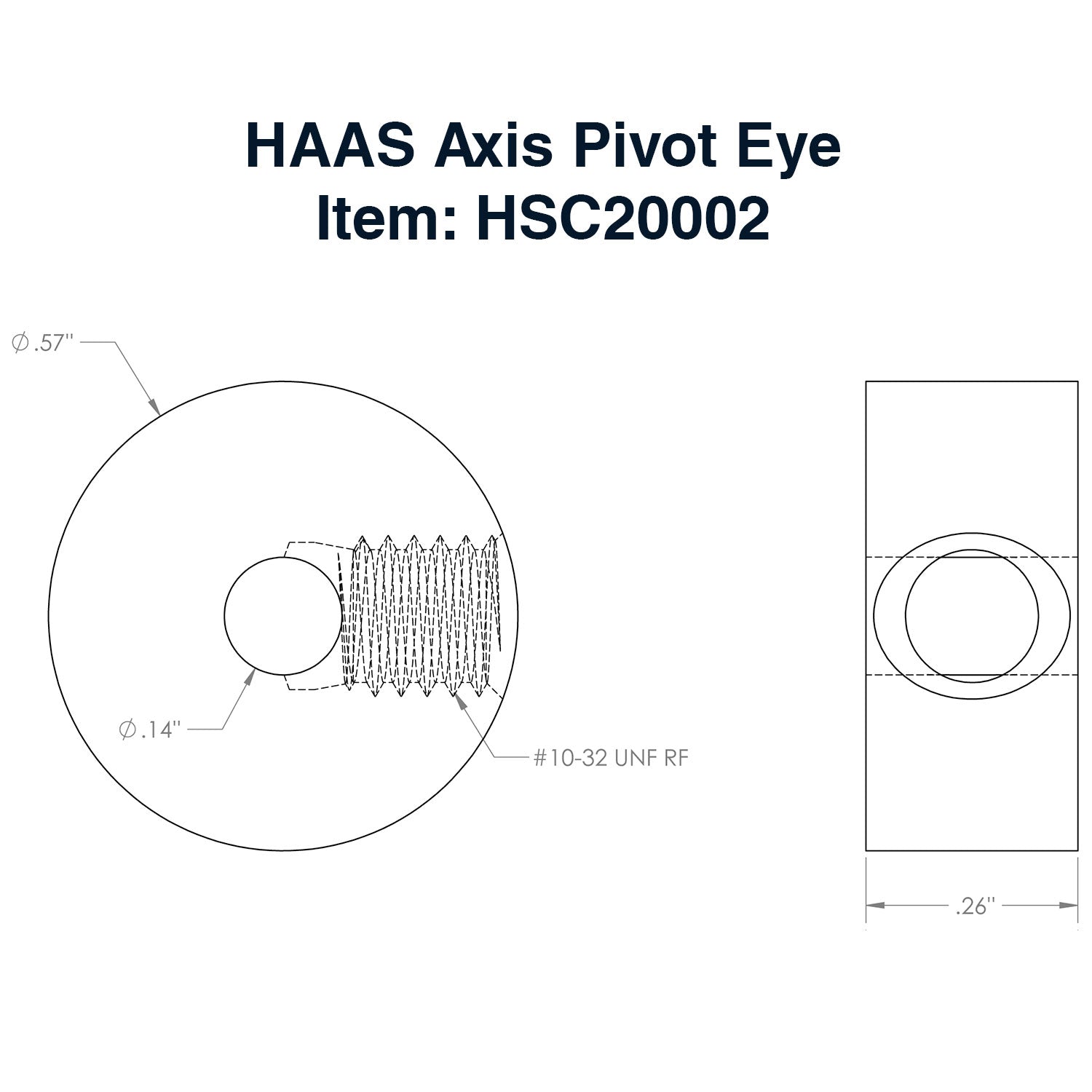 HAAS Axis Pivot Eye (R)