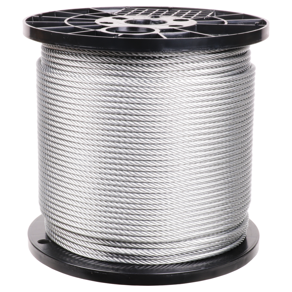 PRO Strand 3/32" X 5000', 7x19, Hot Dip Galvanized Steel Cable