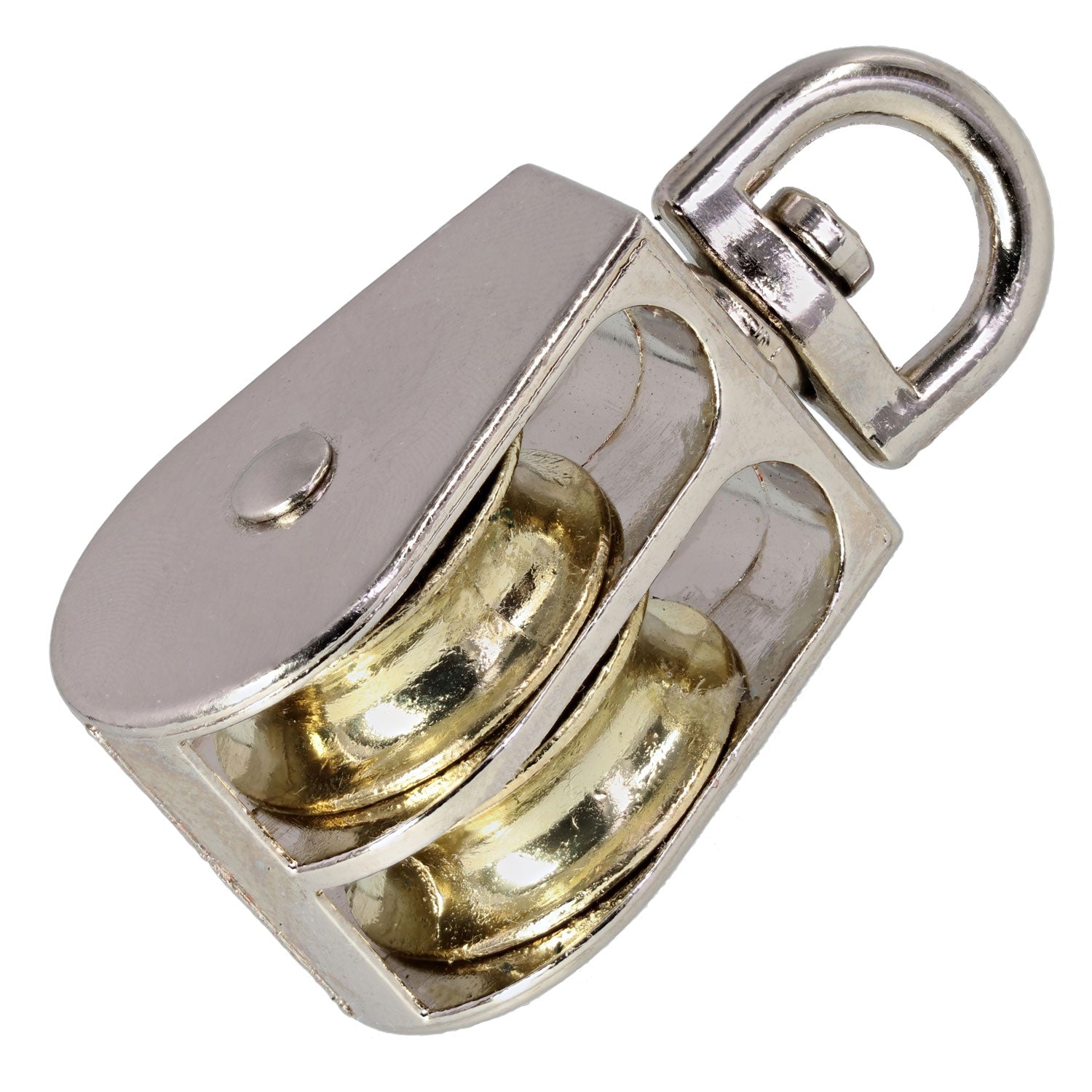 3/8" Line x 2" Diameter Swivel Eye Single Pulley