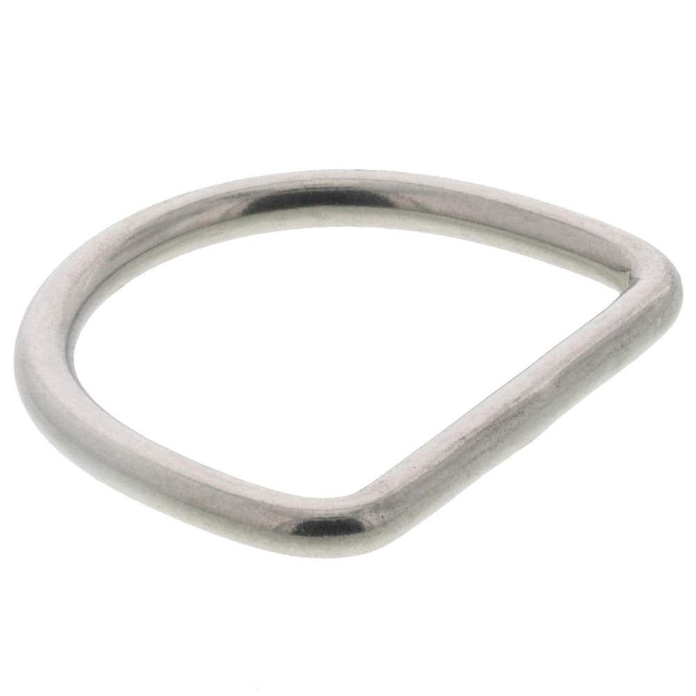 3/16" x 1" Stainless Steel D Ring