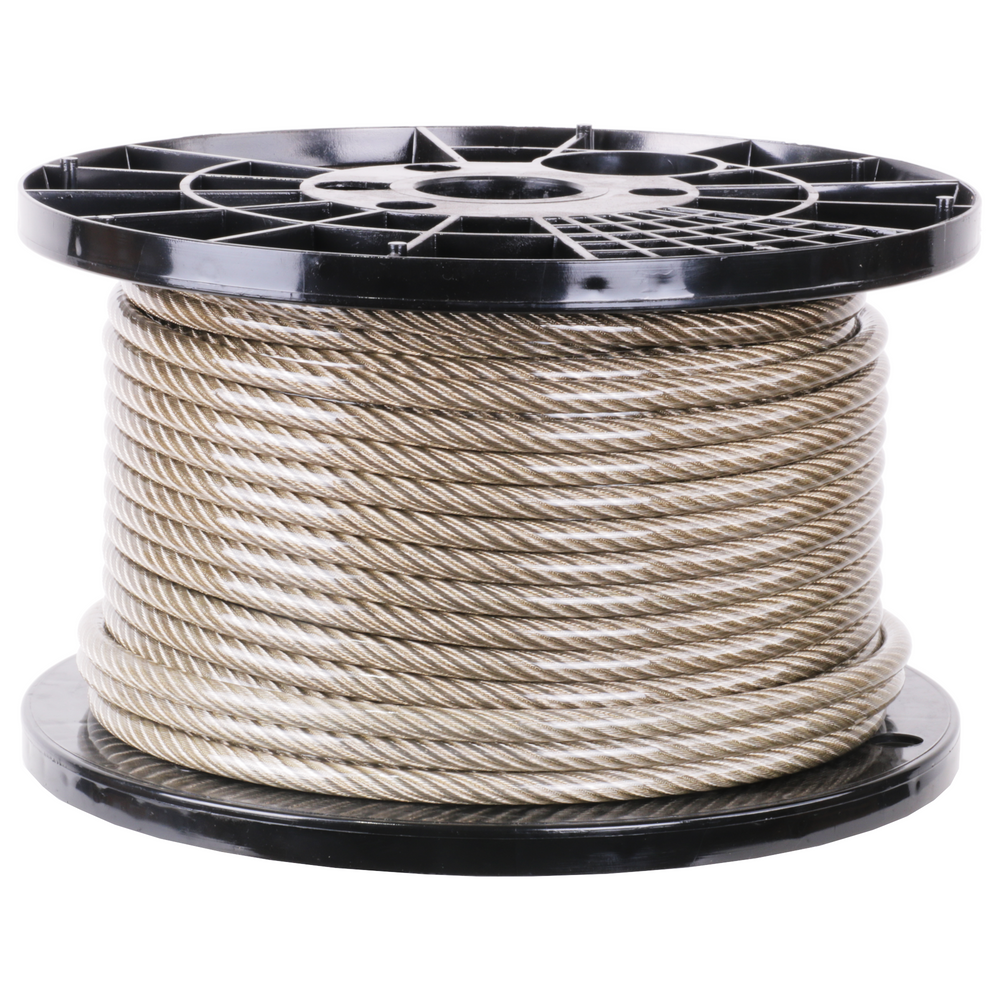 PRO Strand 1/8" X 200', 7x19, Type 304 Vinyl Coated Stainless Steel ...