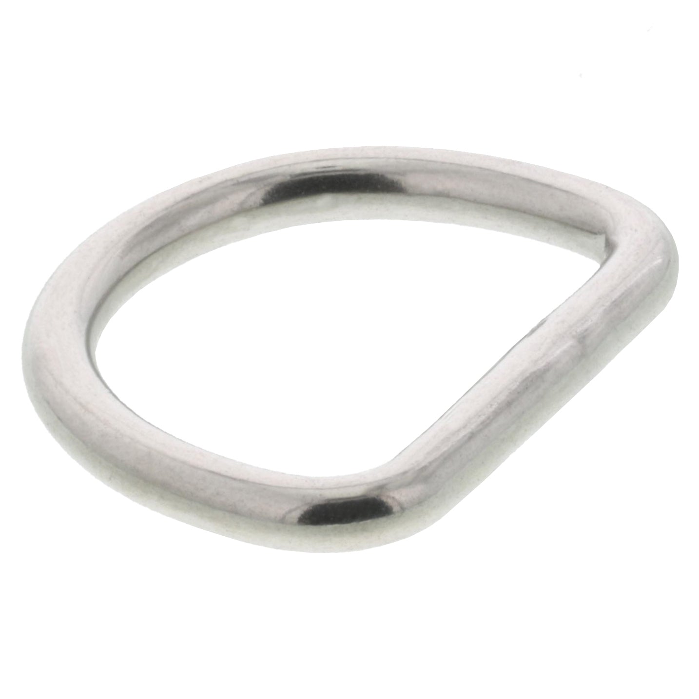 3/16" x 1" Stainless Steel D Ring
