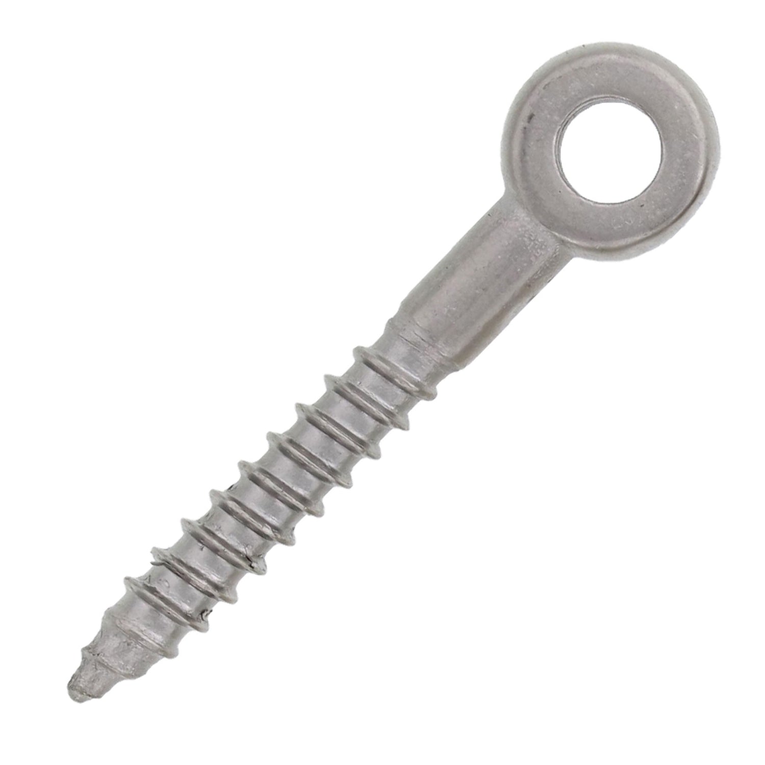 1/4" x 1.5" Stainless Steel Rod Lag Screw Eye Bolt