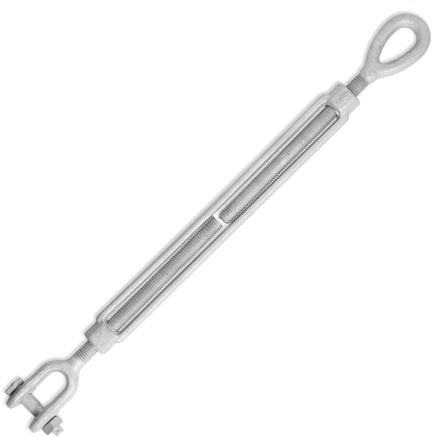 1/2" X 12" Galvanized Jaw & Eye Turnbuckle