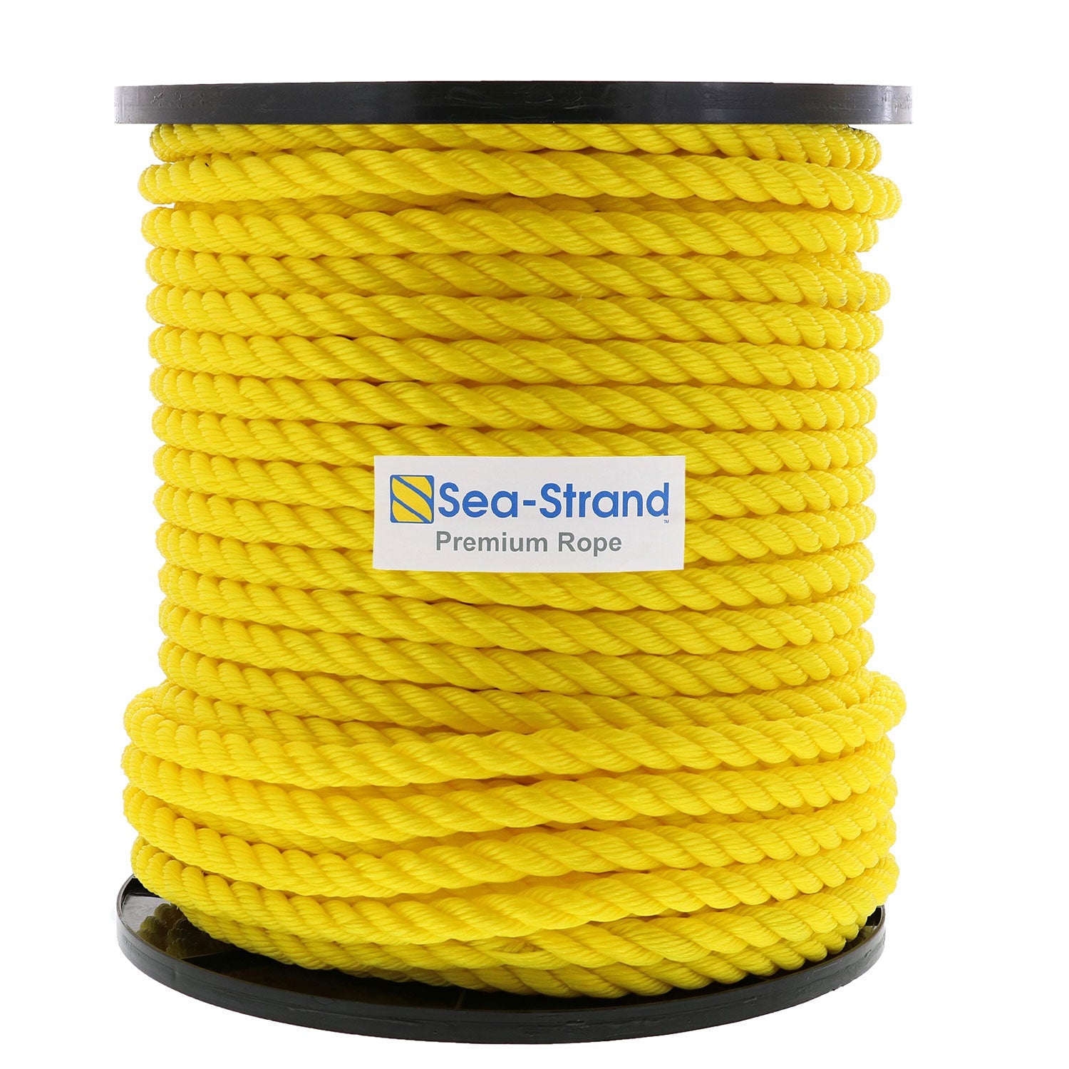 1/2" x 600' Reel, Yellow, 3-Strand Polypropylene Rope