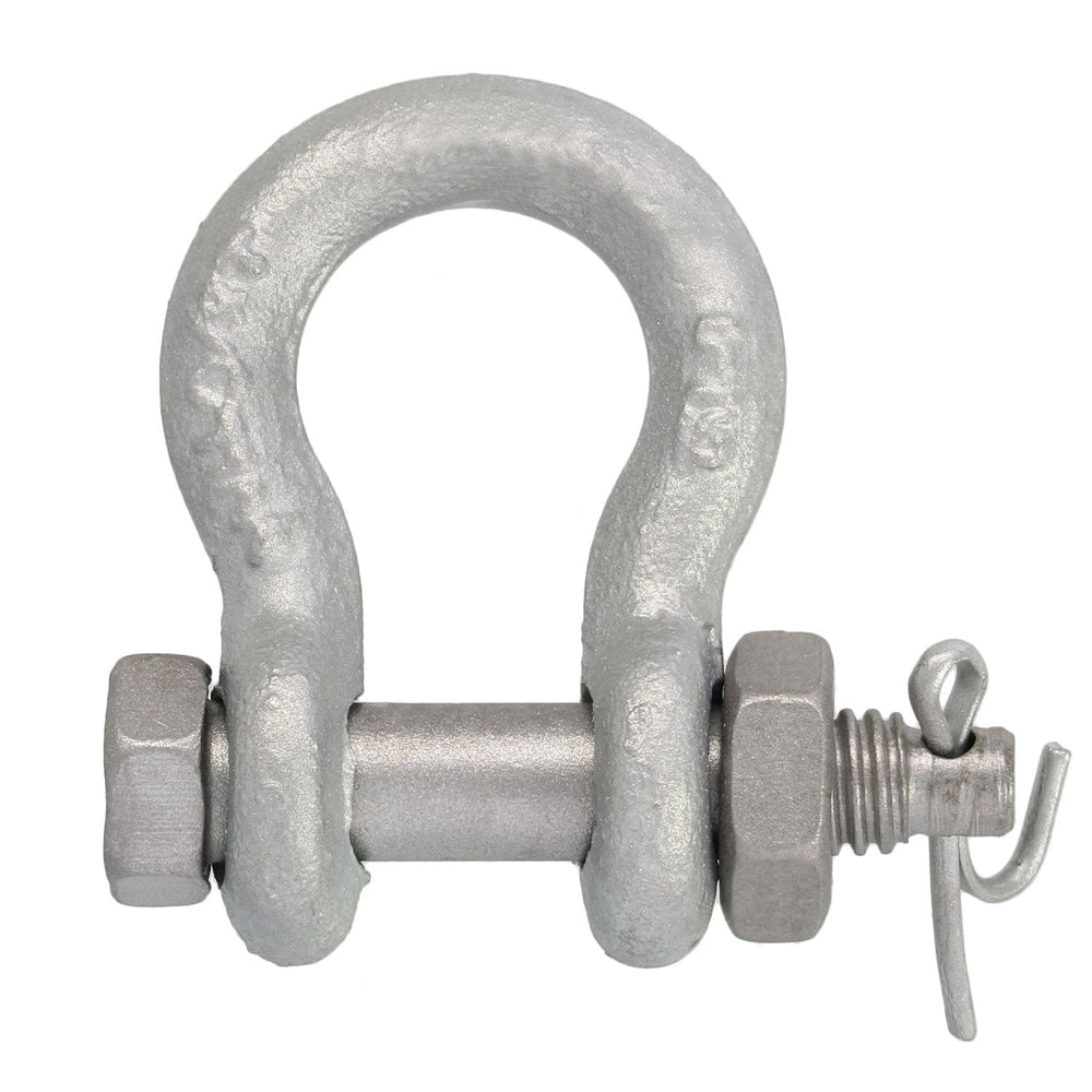 7/8 in., 6.5 ton, Galvanized Bolt-Type Anchor Shackle