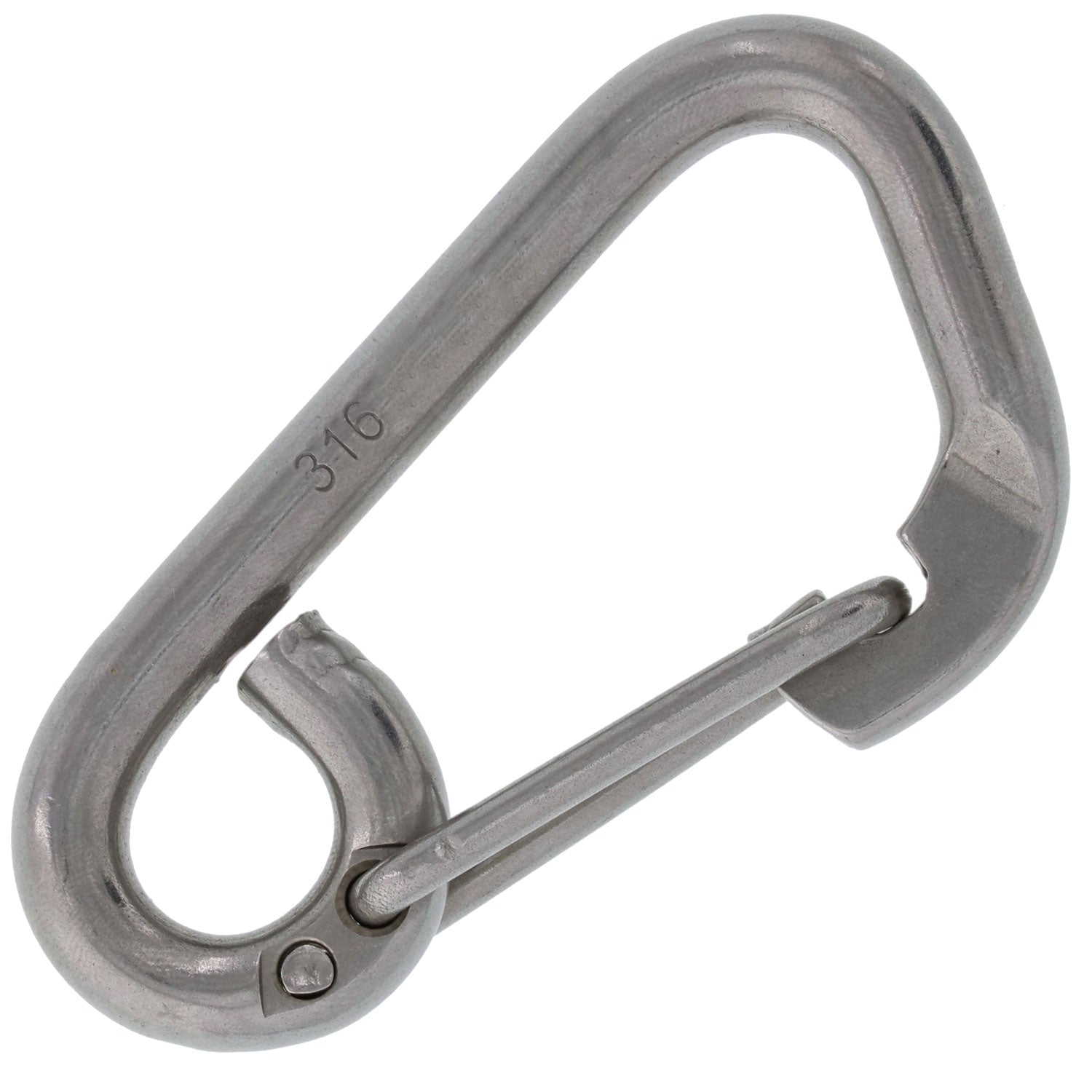 1/4" Stainless Steel Harness Style Spring Snap Link