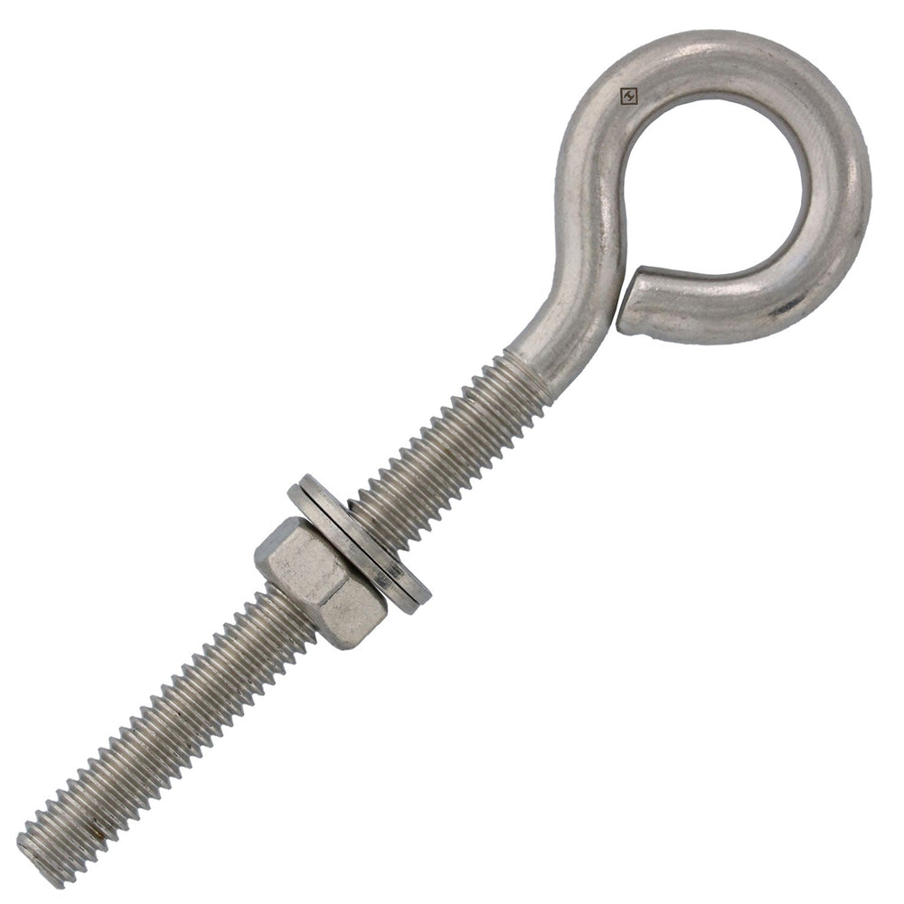 5/16" x 2" Stainless Steel Plain Eye Bolt