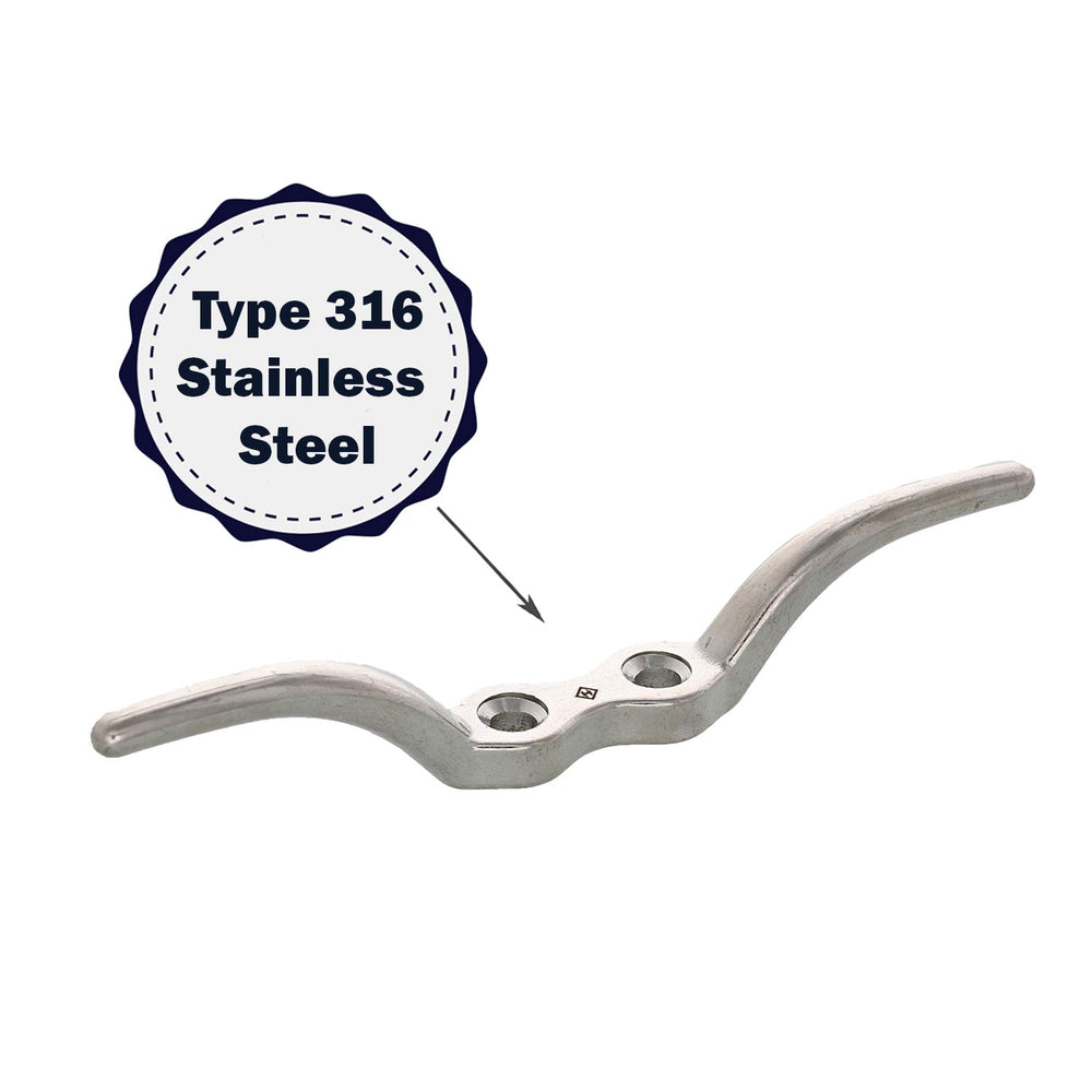 4-1/2" Stainless Steel Flag Pole Cleat