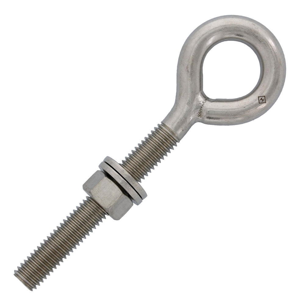 1/2" X 6" Stainless Steel Welded Eye Bolt