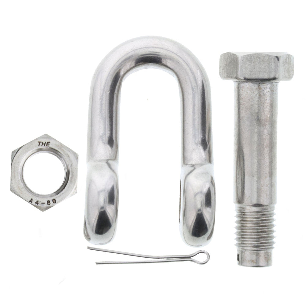 1/2" Stainless Steel Safety Chain Shackle