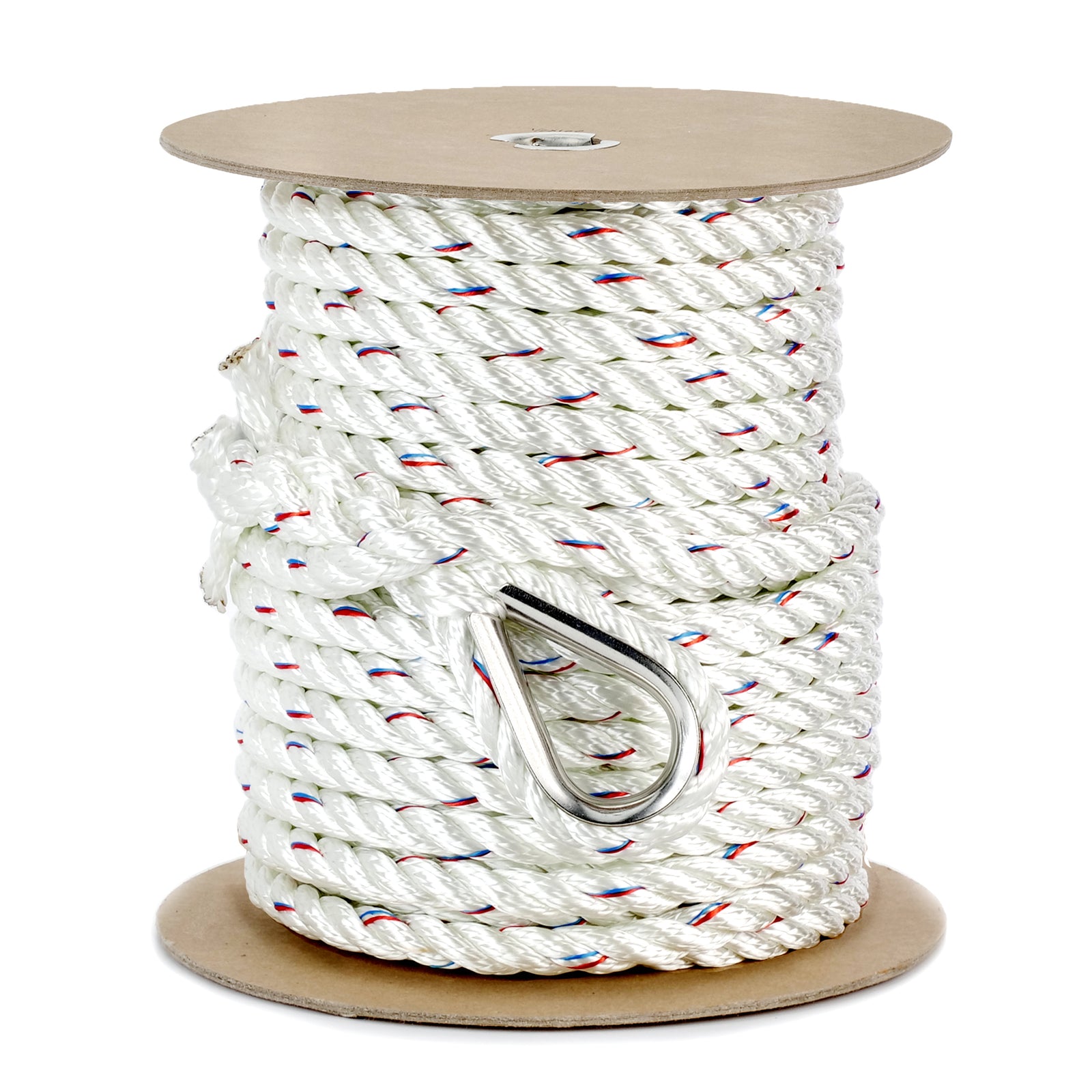 5/8" x 300' 3-Strand Nylon Anchor Line Rope