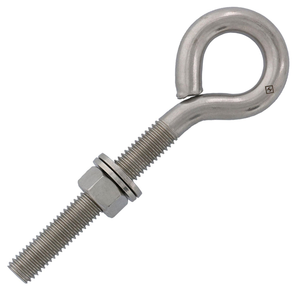 5/16" x 2" Stainless Steel Plain Eye Bolt