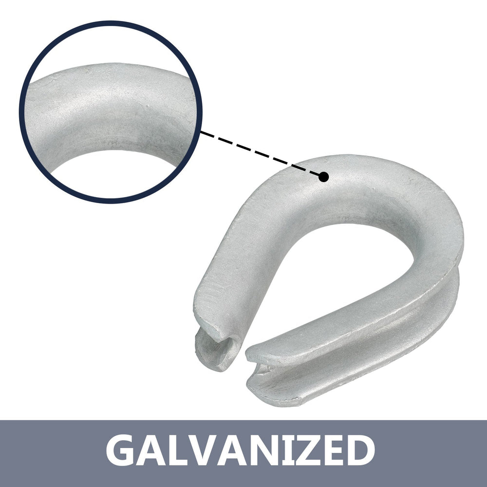 3/8" Heavy Duty Wire Rope Thimble