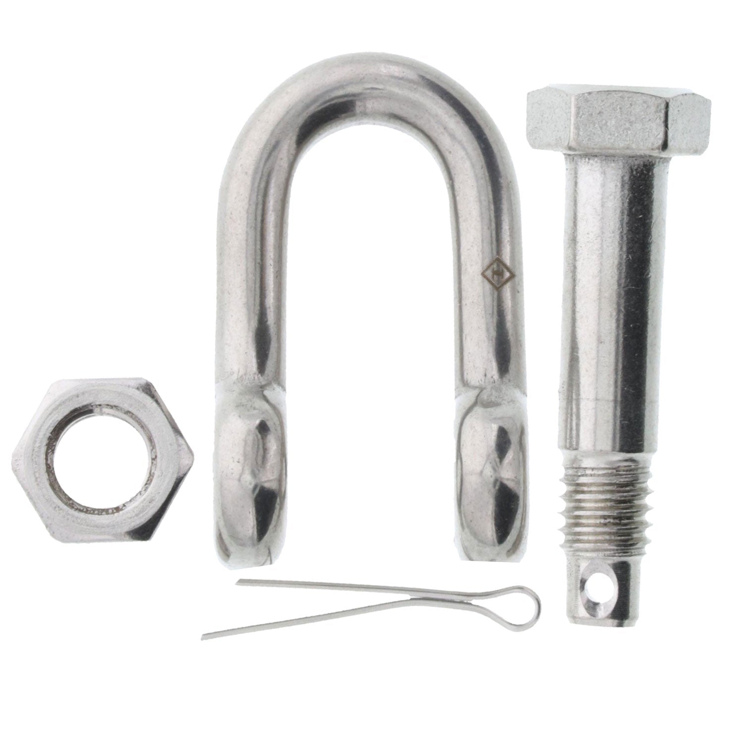 1/2" Stainless Steel Safety Chain Shackle